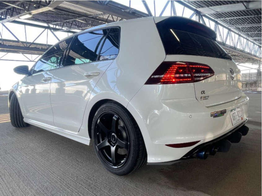 2017 Volkswagen Golf R with 17x8 45 Enkei Kojin and 225/45R17 Toyo ...