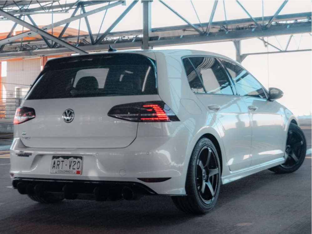 2017 Volkswagen Golf R with 17x8 45 Enkei Kojin and 225/45R17 Toyo ...