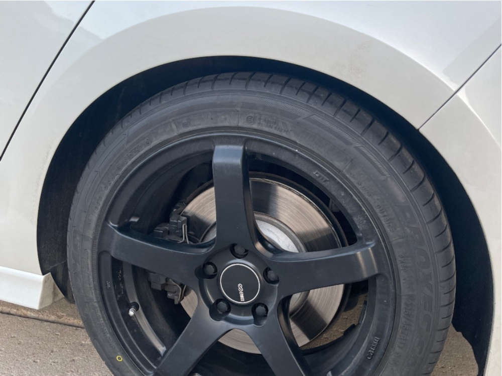 2017 Volkswagen Golf R with 17x8 45 Enkei Kojin and 225/45R17 Toyo ...