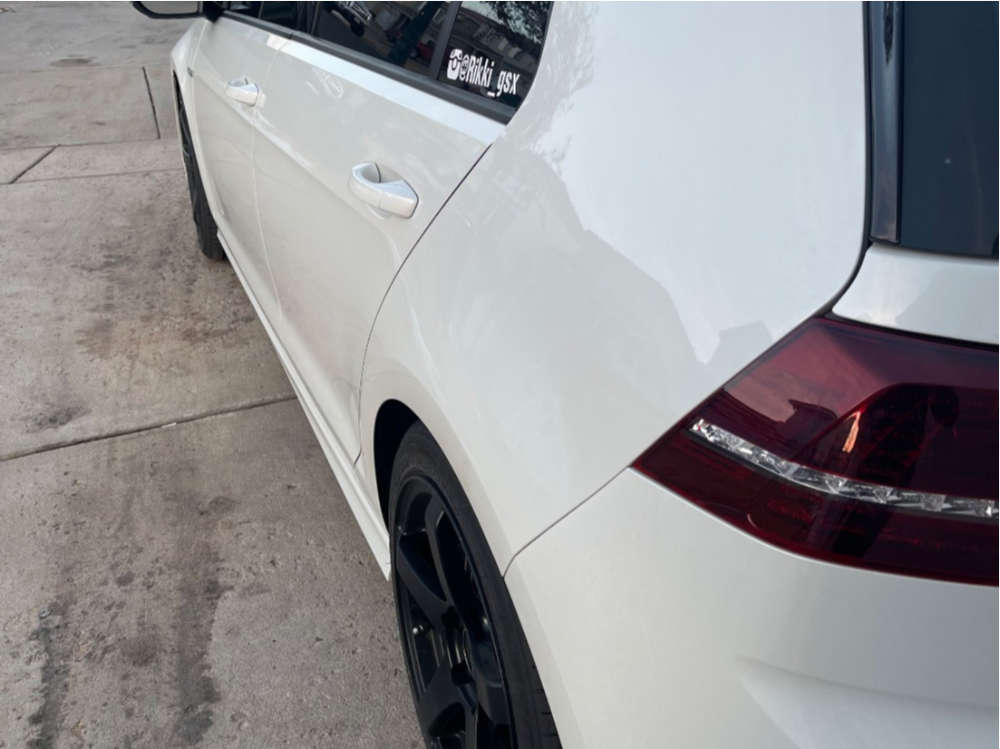 2017 Volkswagen Golf R with 17x8 45 Enkei Kojin and 225/45R17 Toyo ...