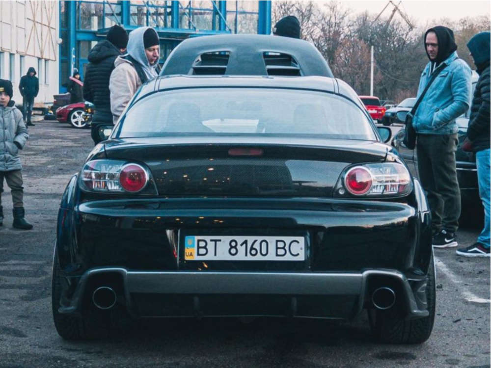 2006 Mazda RX-8 with 19x9 24 SSR Professor Ms1 and 235/40R19 Vredestein ...