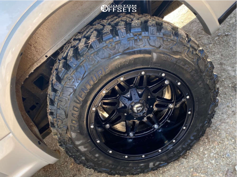 2015 Ford F-150 with 18x12 -44 Fuel Hostage and 33/12.5R18 Kumho Road ...
