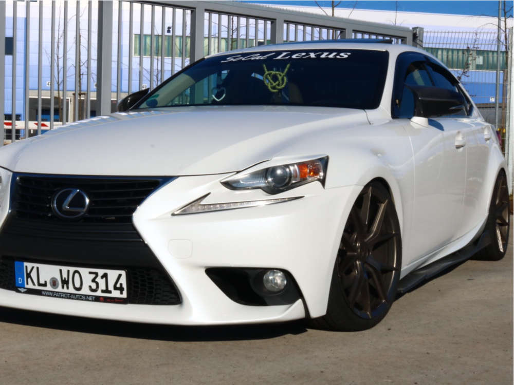 2014 Lexus IS250 with 19x8.5 35 Verde Axis and 235/35R19 Toyo Tires ...