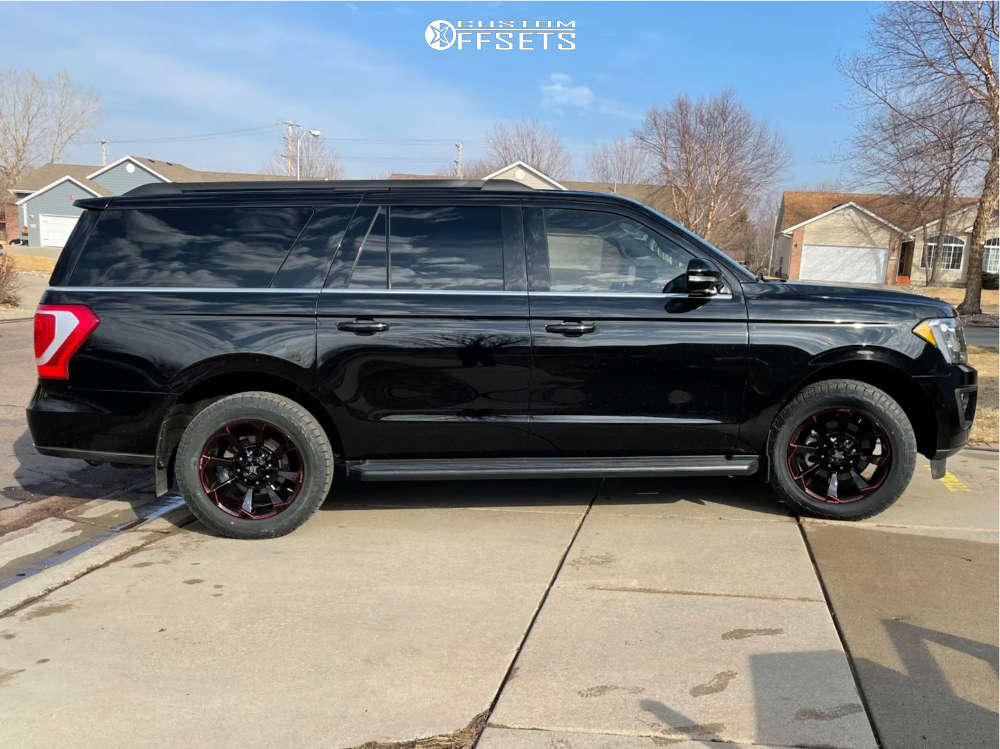2018 Ford Expedition with 20x9 -12 Luxxx HD LHD16 and 275/55R20 Hankook ...