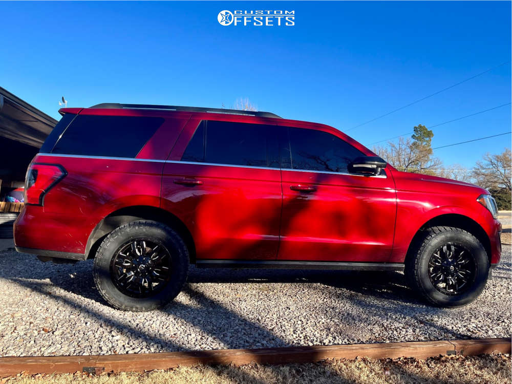 2020 Ford Expedition with 20x9 1 Fuel Sledge and 305/55R20 Nitto Terra ...
