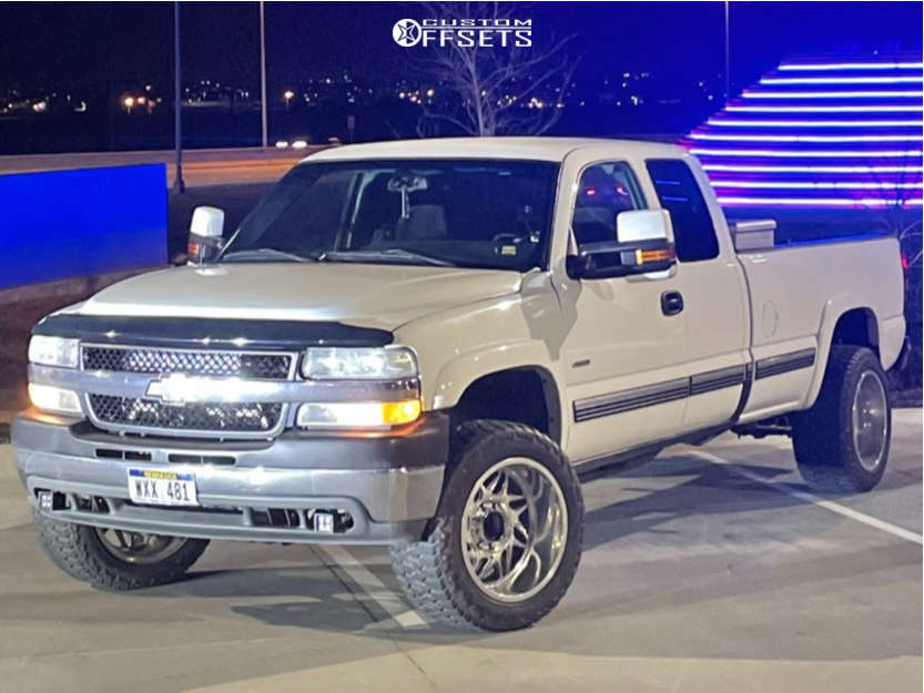 2002 Chevrolet Silverado 2500 HD with 20x12 -51 Cali Offroad Gemini and ...