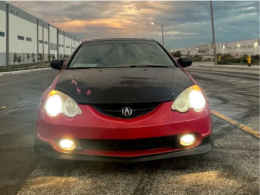 2004 Acura RSX with 18x9 30 JNC Jnc010 and 215/40R18 Lionhart Lh-503 A ...