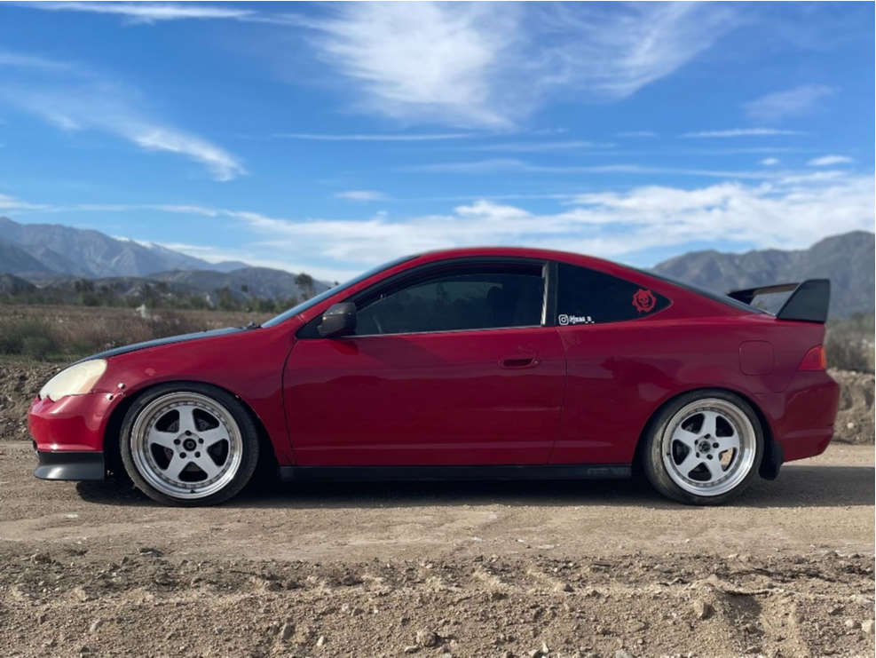 2004 Acura RSX with 18x9 30 JNC Jnc010 and 215/40R18 Lionhart Lh-503 A ...