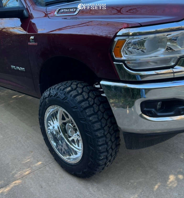 2022 Ram 3500 with 20x12 -40 American Force Trax Ss and 35/12.5R20 ...