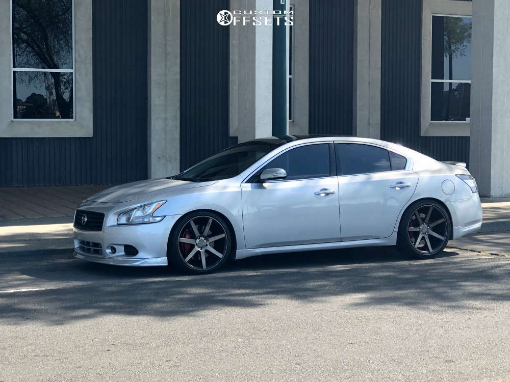 2013 Nissan Maxima with 20x9 35 Niche Verona and 245/35R20 Delinte D7 ...