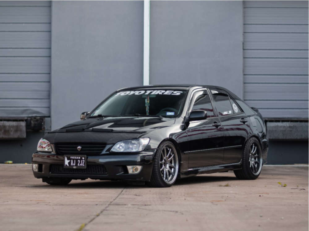 2001 Lexus IS300 with 18x8.5 35 Aodhan Ds02 and 225/35R18 Accelera Phi ...
