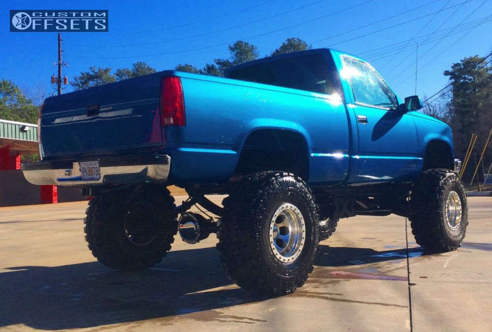 1990 Chevrolet K1500 with 16x12 -50 Mickey Thompson Classic Baja Lock ...