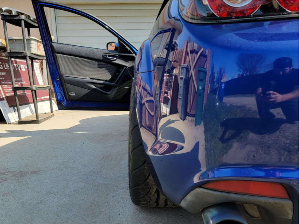 2009 Mazda RX-8 with 18x10.5 25 Konig Hypergram and 265/35R18 Federal ...