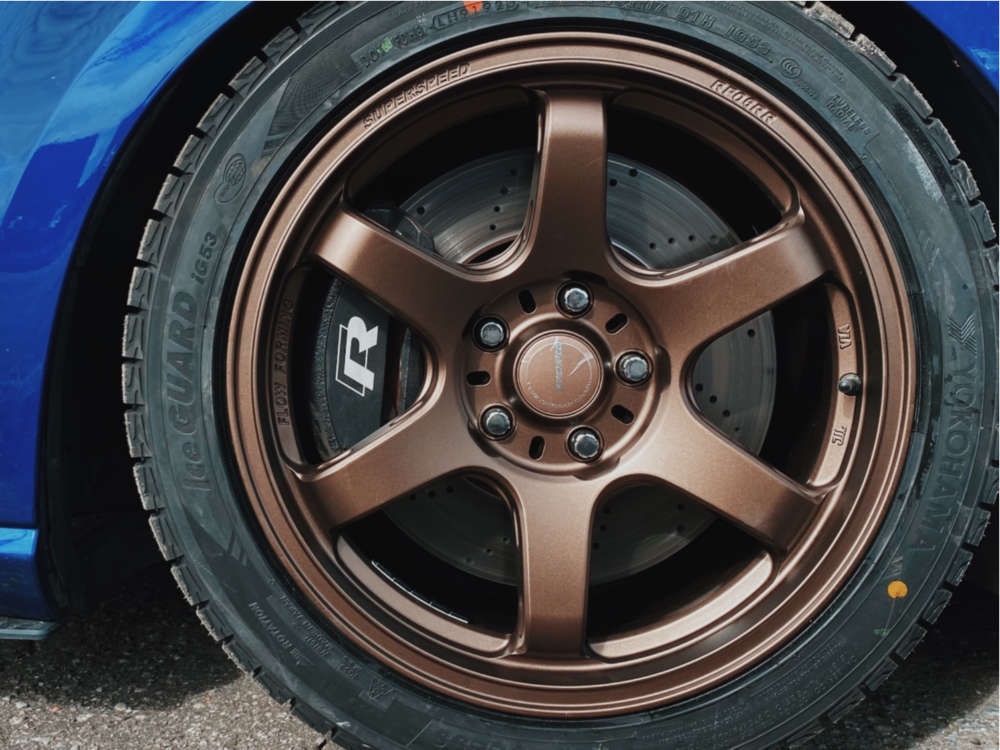 2016 Volkswagen Golf R with 17x8 42 Superspeed Rf06rr and 225/45R17 ...