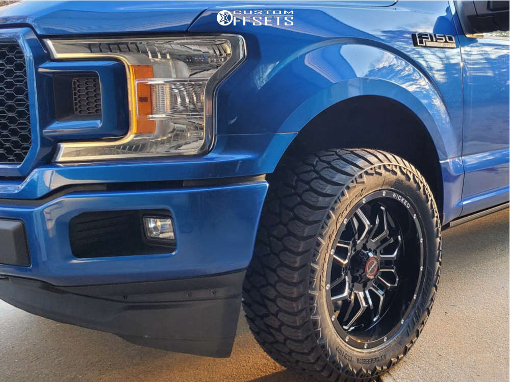 2018 Ford F-150 with 20x9 -12 Wicked Offroad W909 and 285/55R20 AMP ...