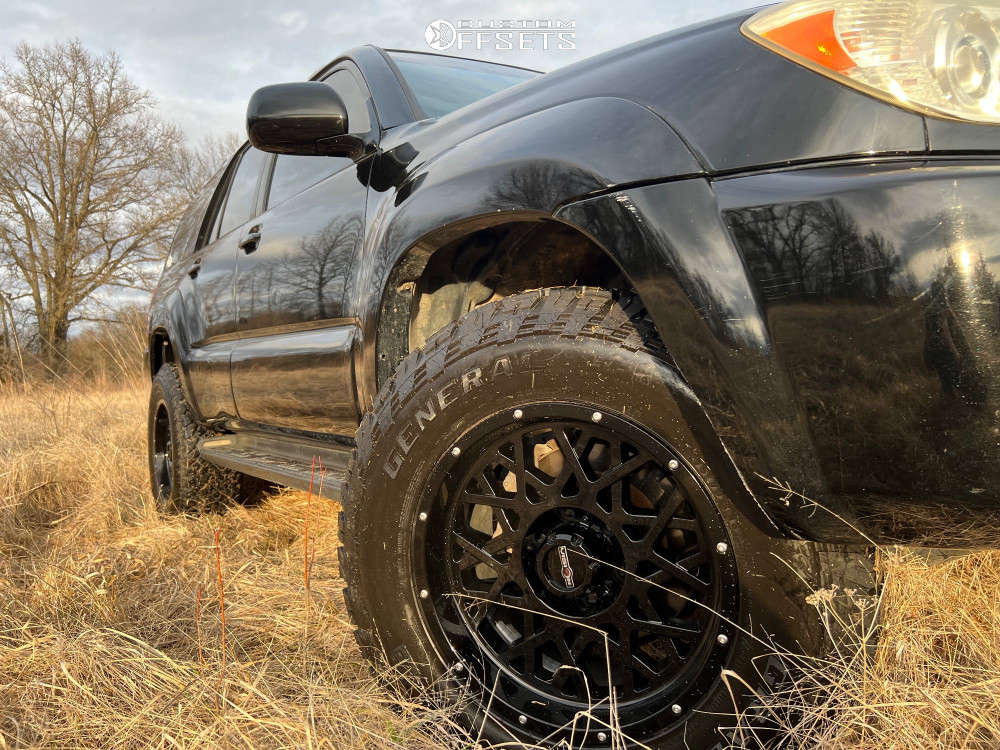 2006 Toyota 4Runner with 18x9 -12 Vision Rocker 412 and 275/70R18 ...