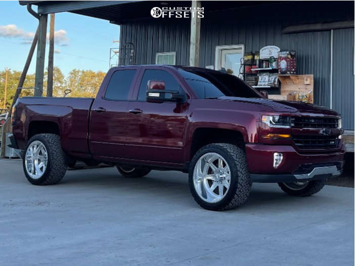 2017 Chevrolet Silverado 1500 with 22x12 -40 American Force Legend Ss ...