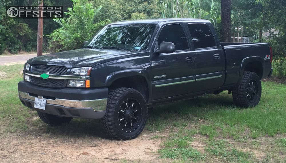2004 Chevrolet Silverado 2500 HD with 20x10 -12 Fuel Krank and 33/12 ...