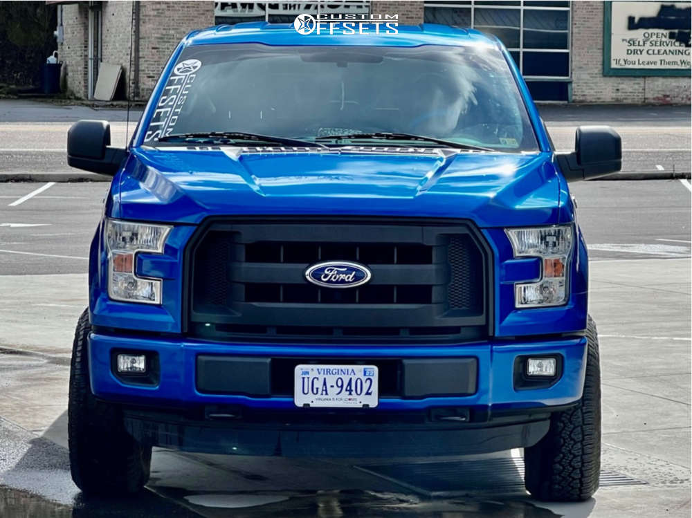 2015 Ford F-150 with 17x9 -12 Vision Prowler 422 and 265/70R17 Dextero ...