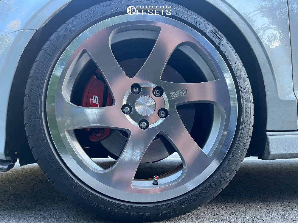 2016 Audi S3 with 19x8.5 35 3SDM 0.06 and 245/35R19 Michelin Pilot ...
