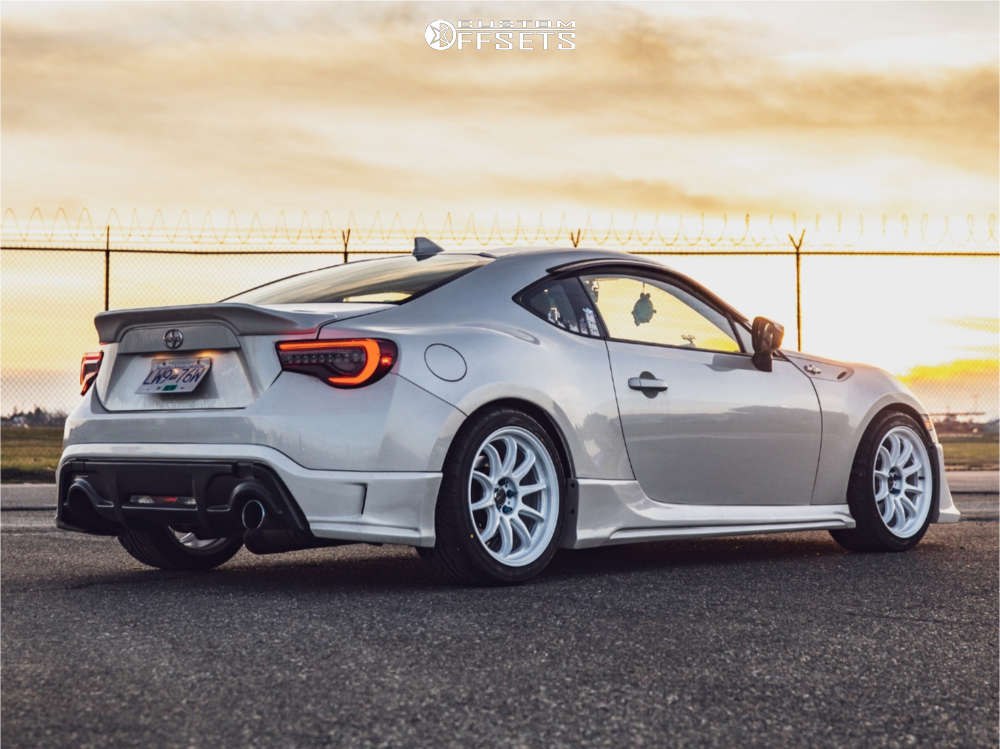 2015 Scion FR-S with 17x9 32 Work Emotion Zr10 and 235/40R17 Yokohama ...