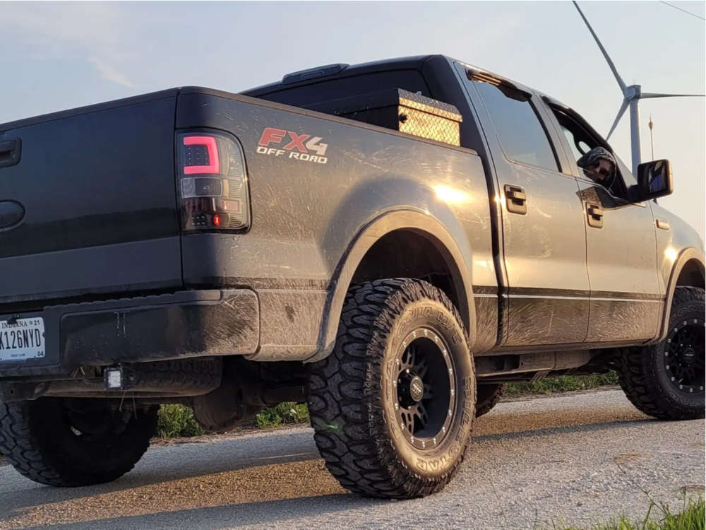 2008 Ford F-150 with 17x9 -6 Pro Comp Series 31 and 35/12.5R17 Milestar ...