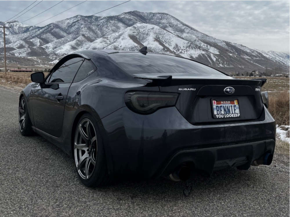 2016 Subaru BRZ with 18x8.5 35 XXR 560 and 225/45R18 Toyo Tires Extensa ...