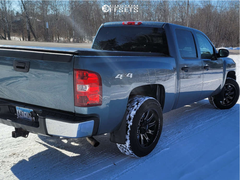 2011 Chevrolet Silverado 1500 with 20x10 -12 Impact 825gbx and 275 ...