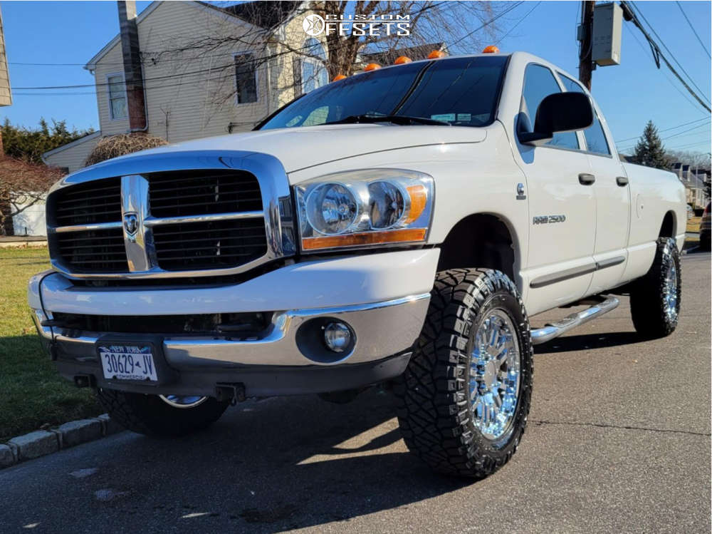 2006 Dodge Ram 2500 with 20x9 18 Vision Warrior and 295/65R20 Nitto ...