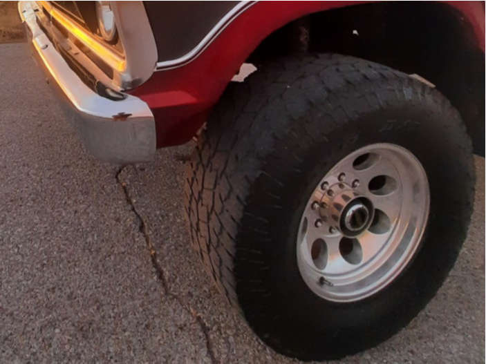 1977 Ford F-250 with 17x9 -6 Pro Comp Series 69 and 35/12.5R17 Toyo ...