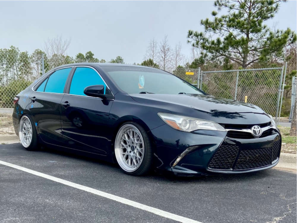 2016 Toyota Camry with 19x9.5 22 ESR Cs3 and 215/35R19 Accelera Phi and ...