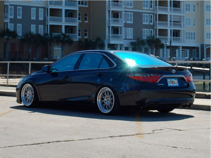 2016 Toyota Camry with 19x9.5 22 ESR Cs3 and 215/35R19 Accelera Phi and ...