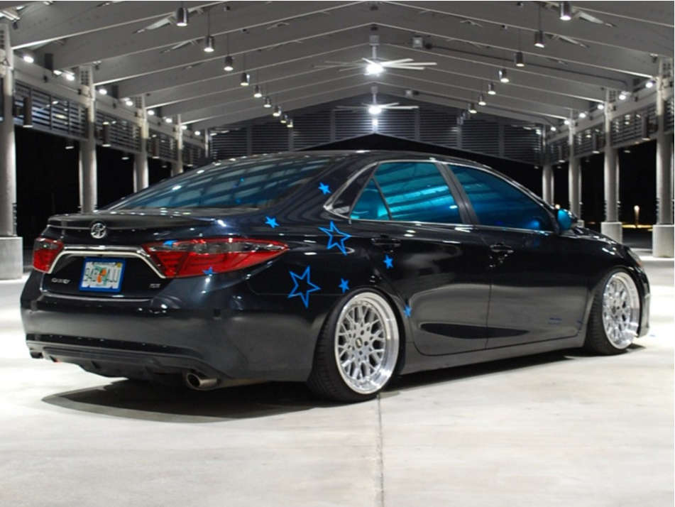 2016 Toyota Camry with 19x9.5 22 ESR Cs3 and 215/35R19 Accelera Phi and ...