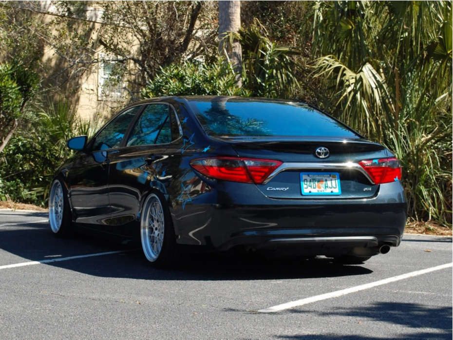 2016 Toyota Camry with 19x9.5 22 ESR Cs3 and 215/35R19 Accelera Phi and ...