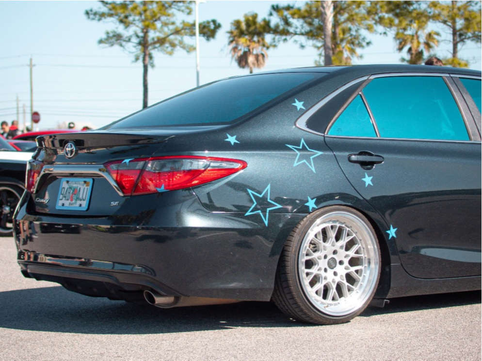 2016 Toyota Camry with 19x9.5 22 ESR Cs3 and 215/35R19 Accelera Phi and ...