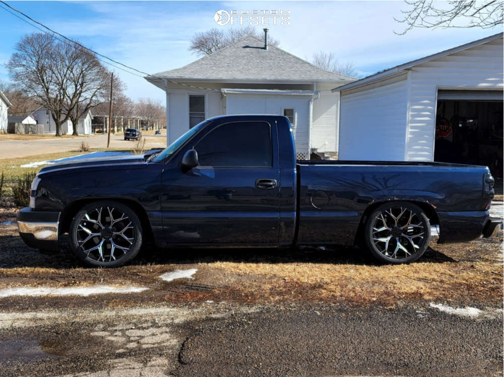 2007 Chevrolet Silverado 1500 Classic with 20x9 24 OE Performance 176 ...