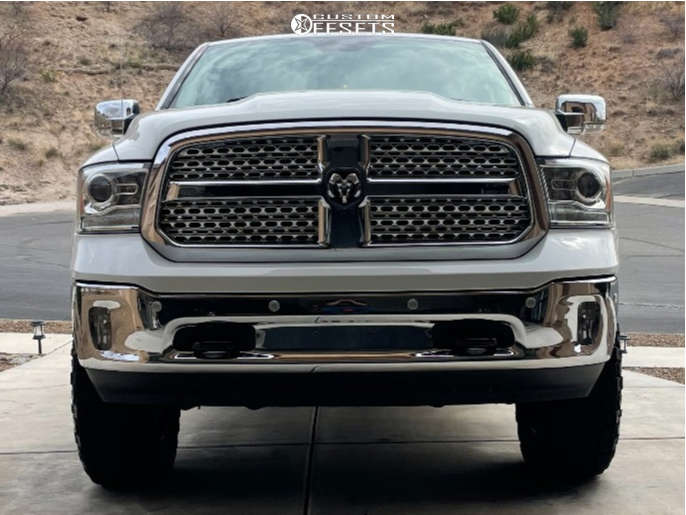2018 Ram 1500 with 20x9 20 Fuel Sledge D595 and 295/65R20 Nitto Ridge ...