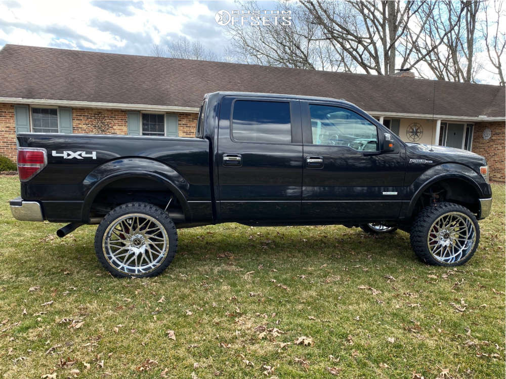 2013 Ford F-150 with 24x12 -41 Hardcore Offroad Hc22 and 33/12.5R24 RBP ...
