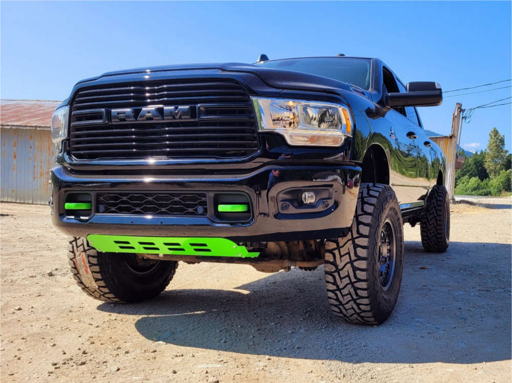 2019 Ram 2500 with 17x9.5 -18 Black Rhino Armory and 37/12.5R17 Toyo ...