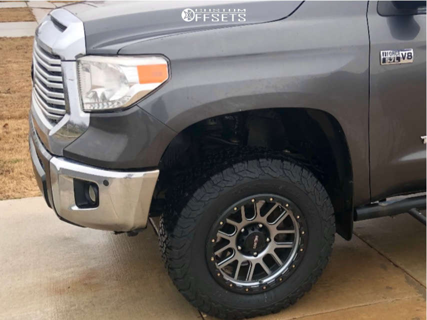 2014 Toyota Tundra with 18x9 18 Vision Nemesis and 285/65R18 BFGoodrich ...