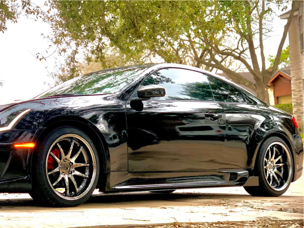 2004 INFINITI G35 with 19x9.5 22 Aodhan DS02 and 235/40R19 Toyo Tires ...