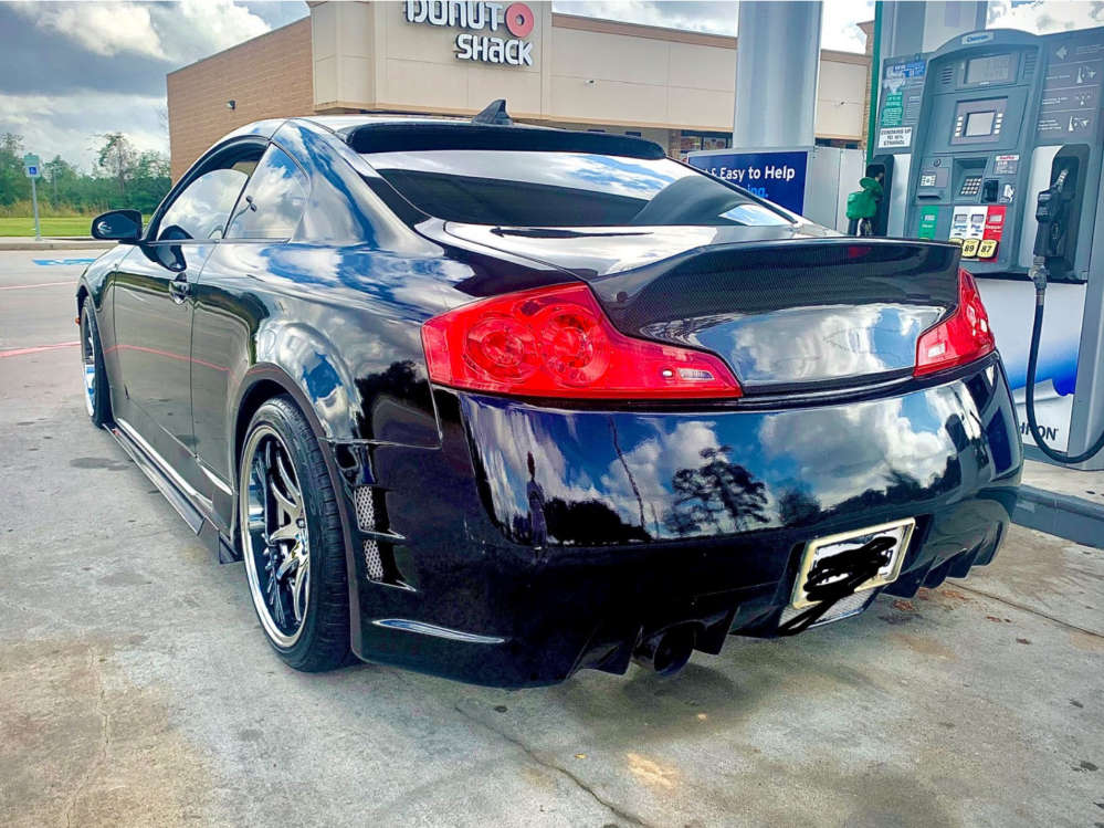 2004 INFINITI G35 with 19x9.5 22 Aodhan DS02 and 235/40R19 Toyo Tires ...