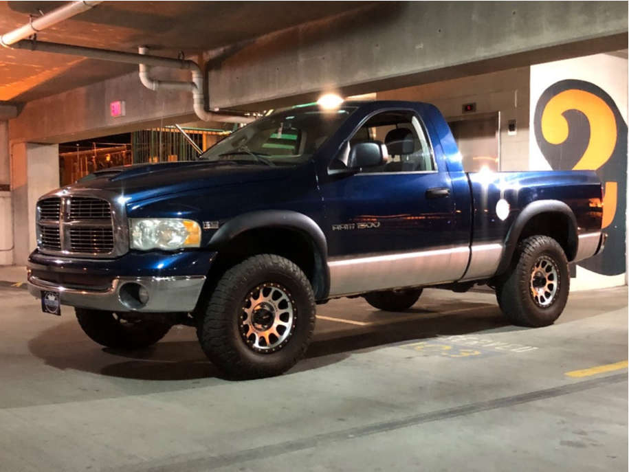 2004 Dodge Ram 1500 with 17x8.5 0 Method Nv and 33/12.5R17 Nitto Ridge ...