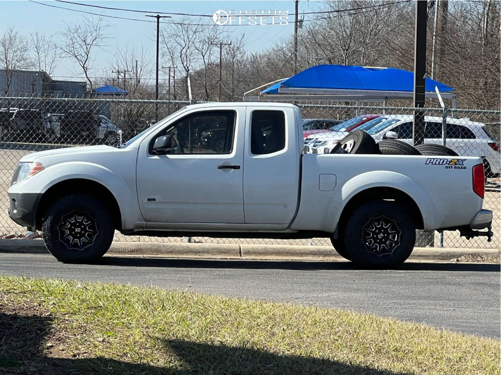 2013 Nissan Frontier with 16x8 10 XD Xd847 and 245/75R16 Venom Power ...