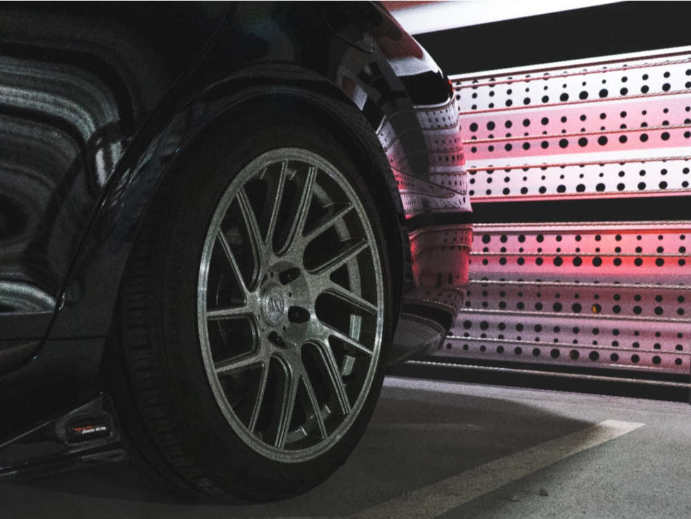 2008 Lexus GS350 with 18x9.5 35 Anovia Elder and 245/40R18 Barum ...