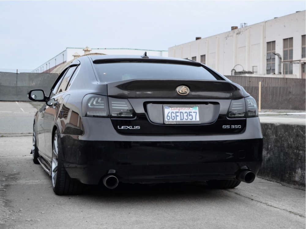 2008 Lexus GS350 with 18x9.5 35 Anovia Elder and 245/40R18 Barum ...