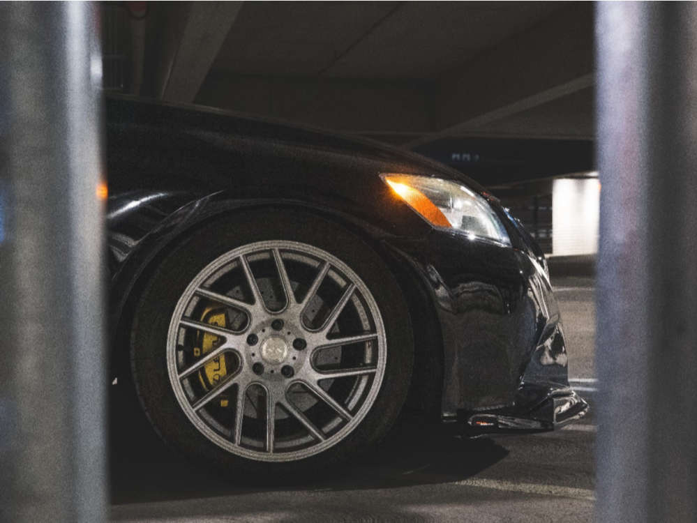 2008 Lexus GS350 with 18x9.5 35 Anovia Elder and 245/40R18 Barum ...