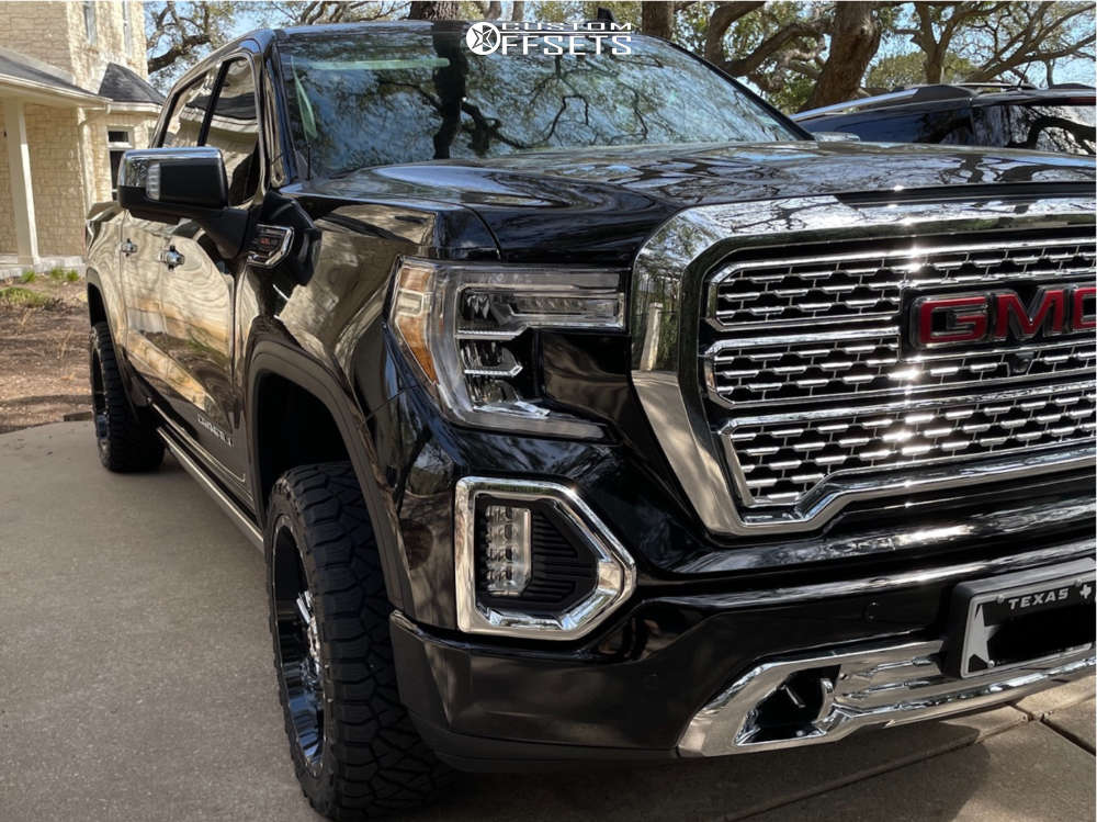 2022 GMC Sierra 1500 with 22x10 -13 Fuel Cleaver D240 and 285/45R22 ...