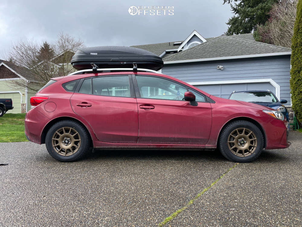 2018 Subaru Impreza with 16x7 50 Sparco Terra and 215/60R16 Yokohama ...