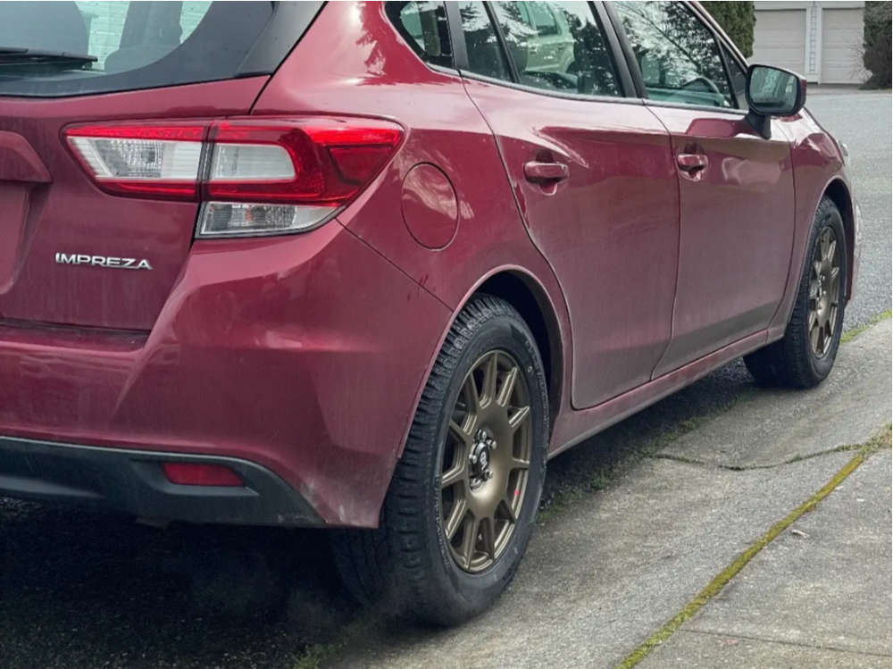 2018 Subaru Impreza with 16x7 50 Sparco Terra and 215/60R16 Yokohama Geolandar A/t G015 and ...